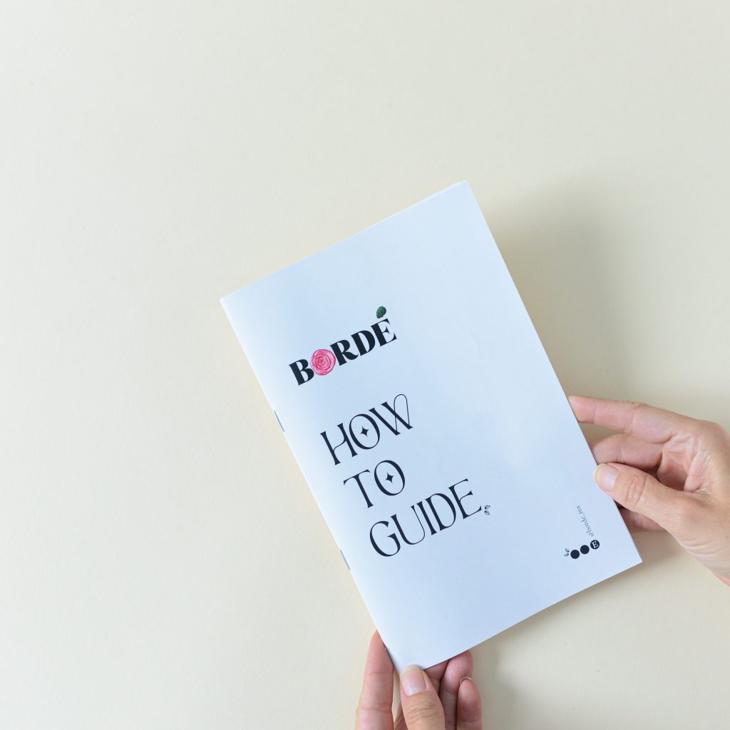 HOW TO GUIDE 1 | Basic course booklet – Borde by Katia