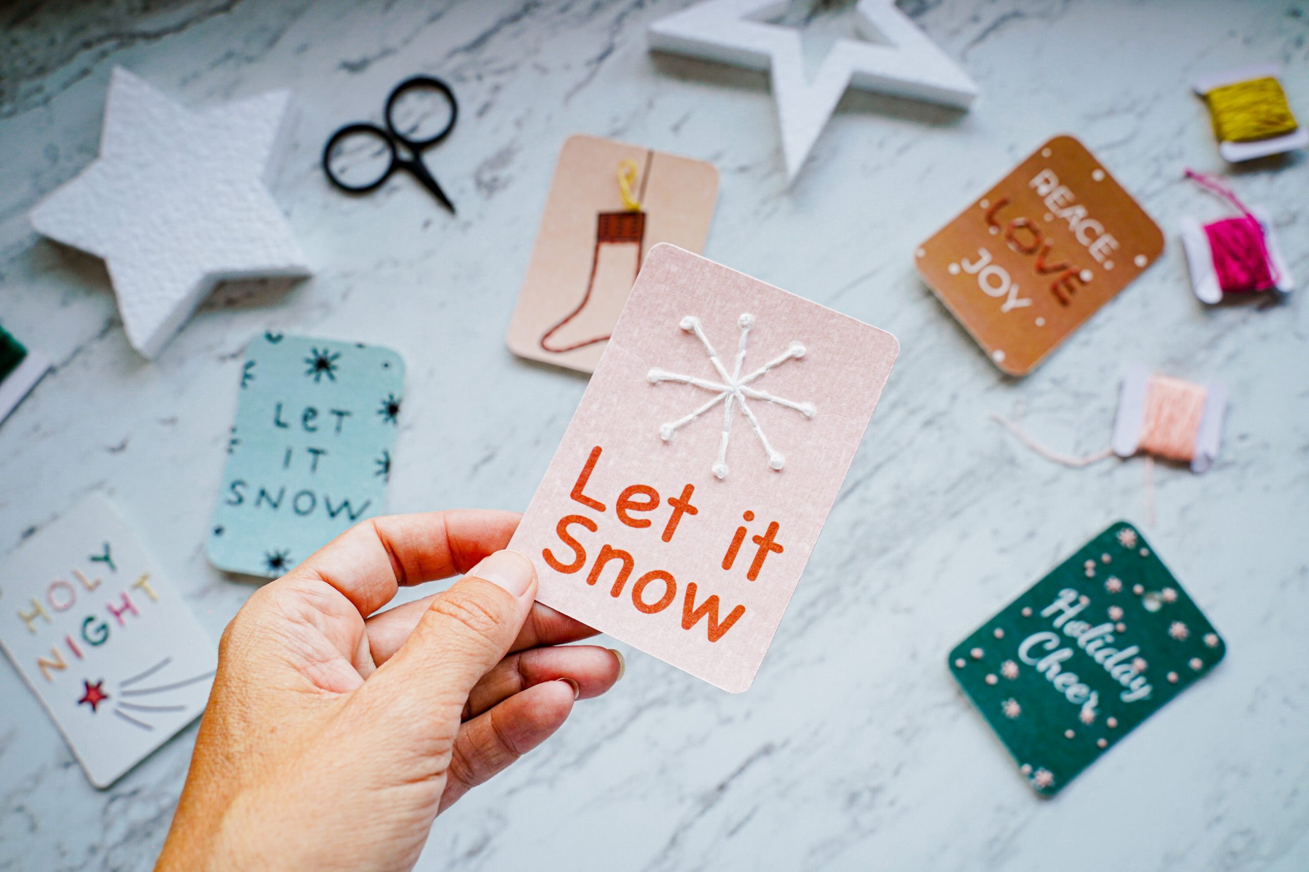 Christmas Tags Template 2 – Borde by Katia