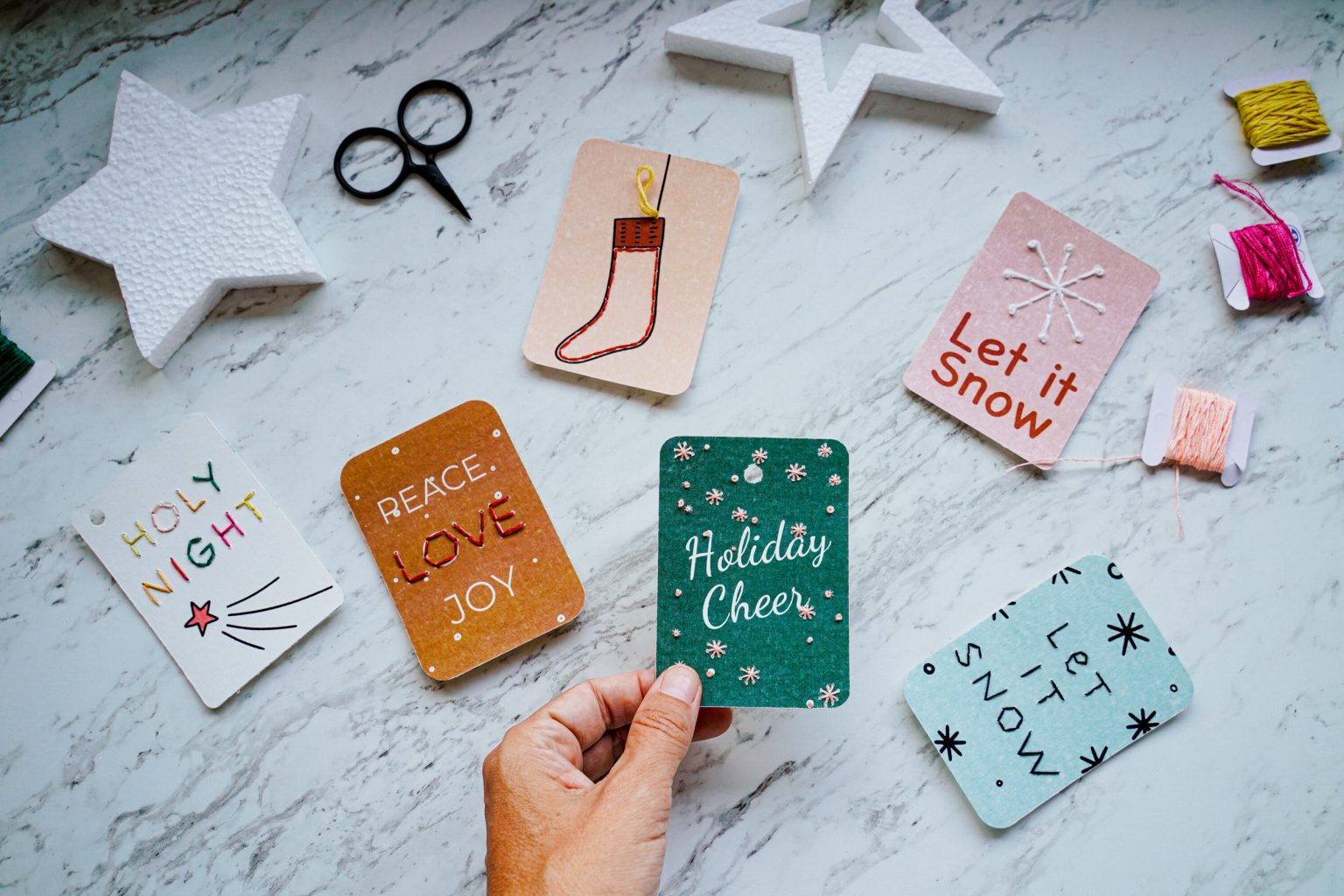 BUNDLE: Christmas Tags Templates – Borde by Katia