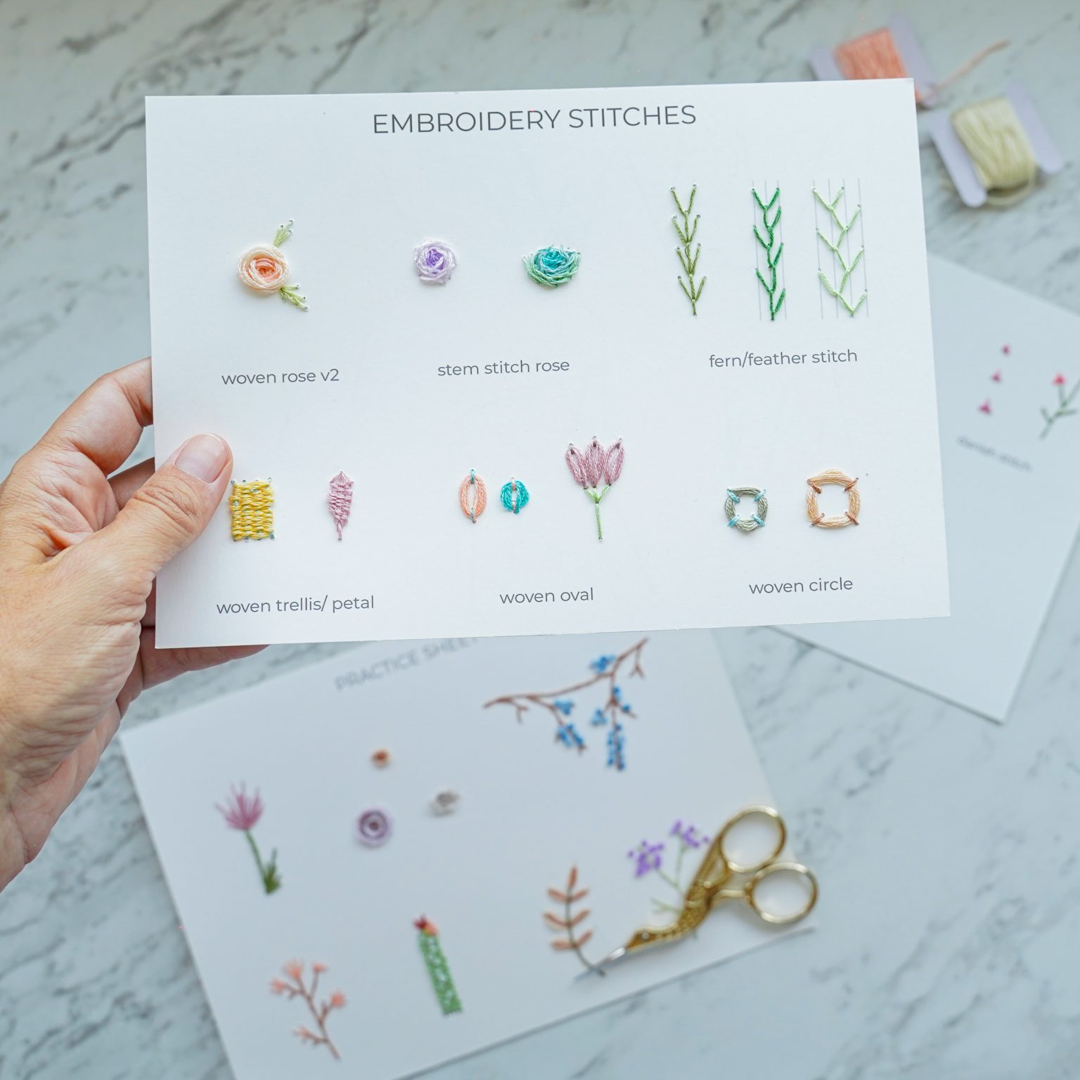 BUNDLE: Basic Skill Embroidery + Basic Skill Embroidery Paper flower ...
