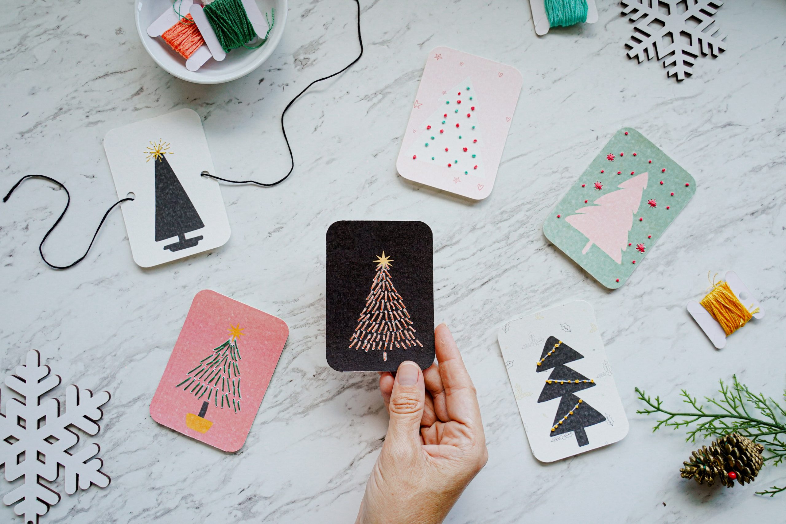 BUNDLE: Christmas Tags Templates – Borde by Katia