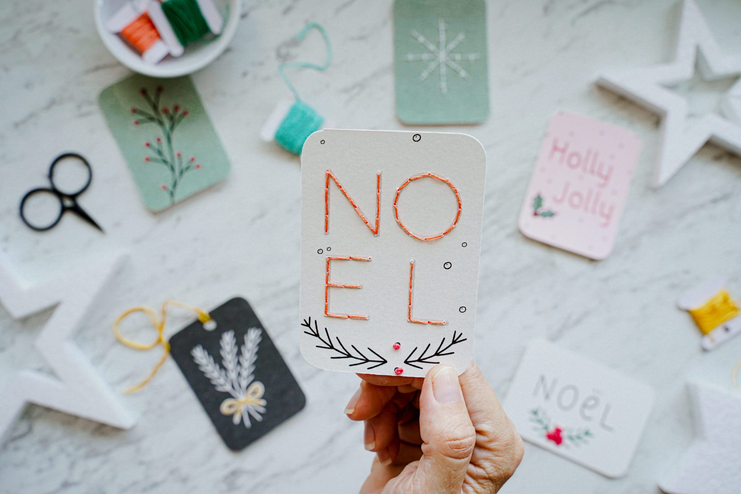 Christmas Tags Template 1 – Borde by Katia