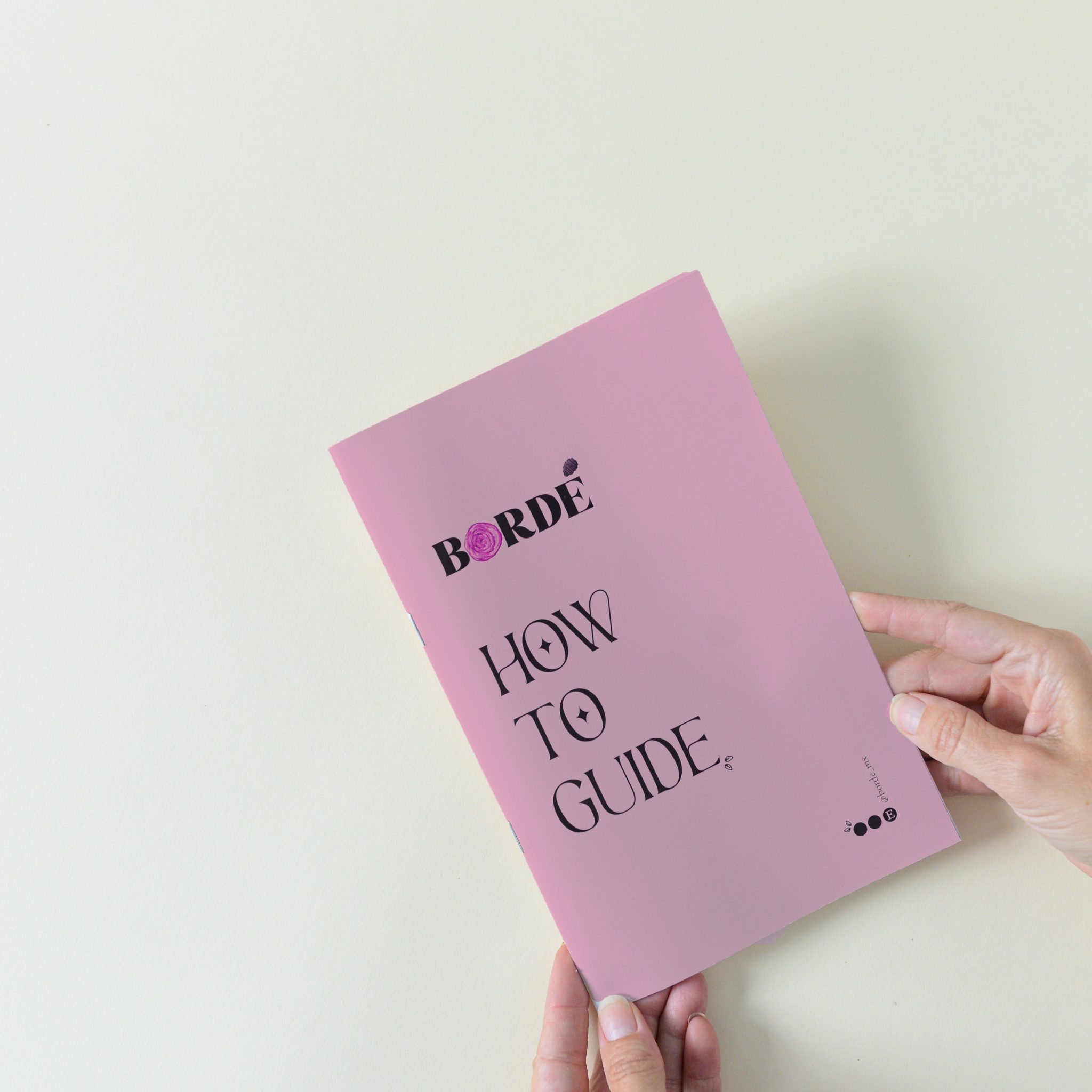 HOW TO GUIDE 3 | 3D Flowers course booklet – Borde by Katia