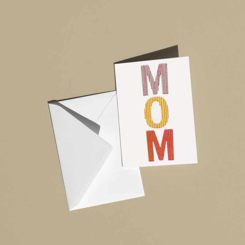 Mom – Card Template – Borde by Katia